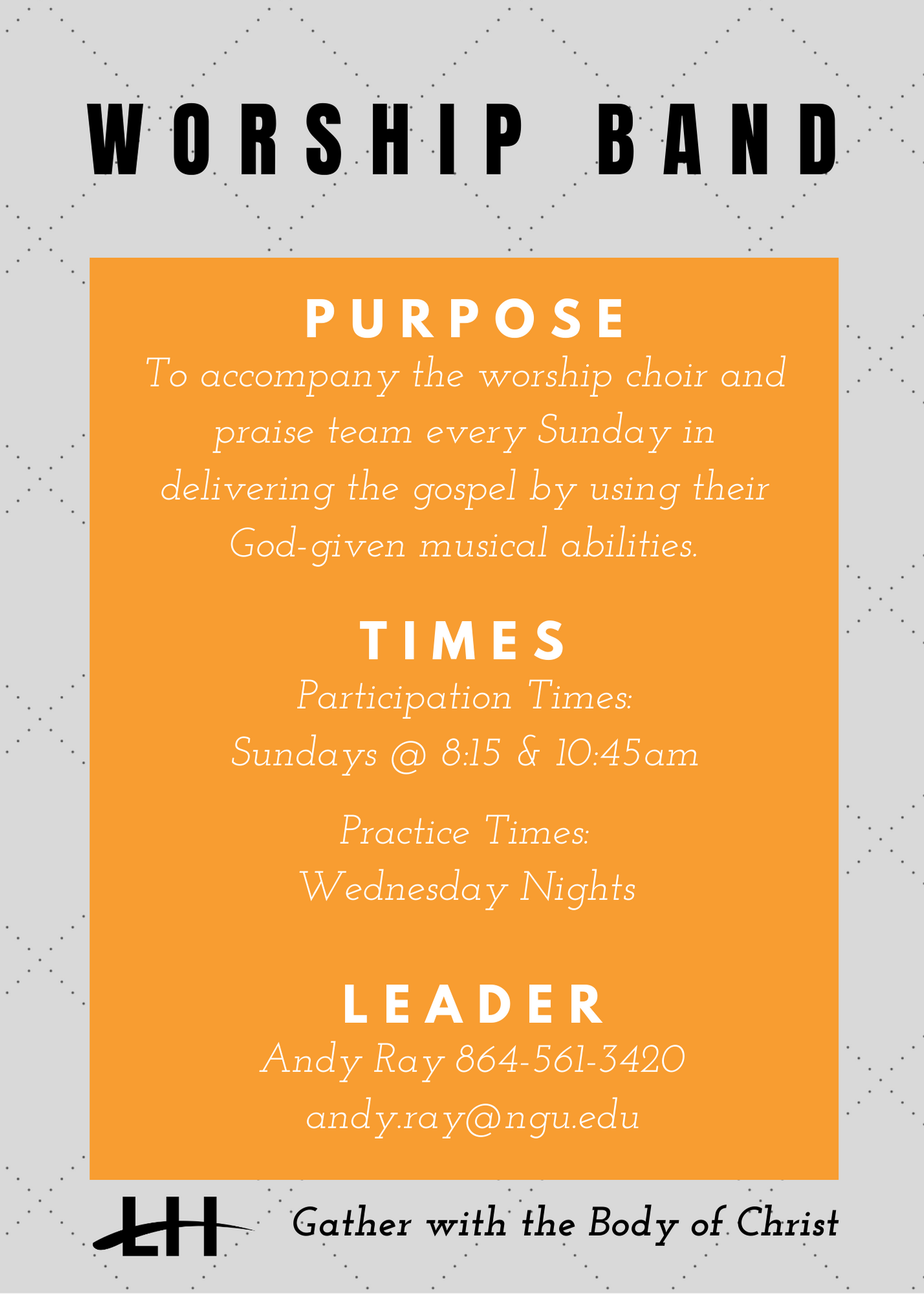 Find Your Place/worship - LOCUST HILL BAPTIST CHURCH