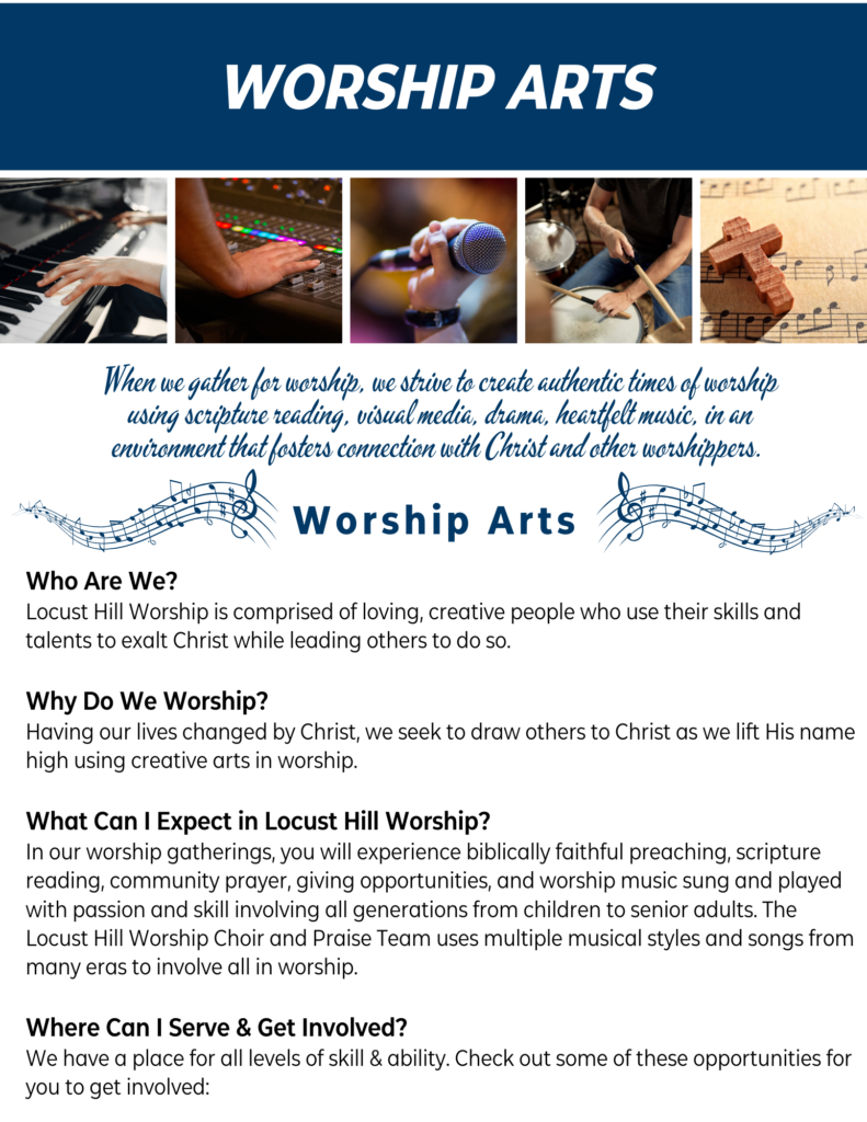 Worship Arts - LOCUST HILL BAPTIST CHURCH